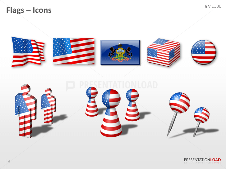 PowerPoint Map Pennsylvania Counties (USA) | PresentationLoad