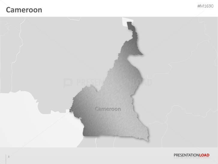 PowerPoint Map Cameroon | PresentationLoad