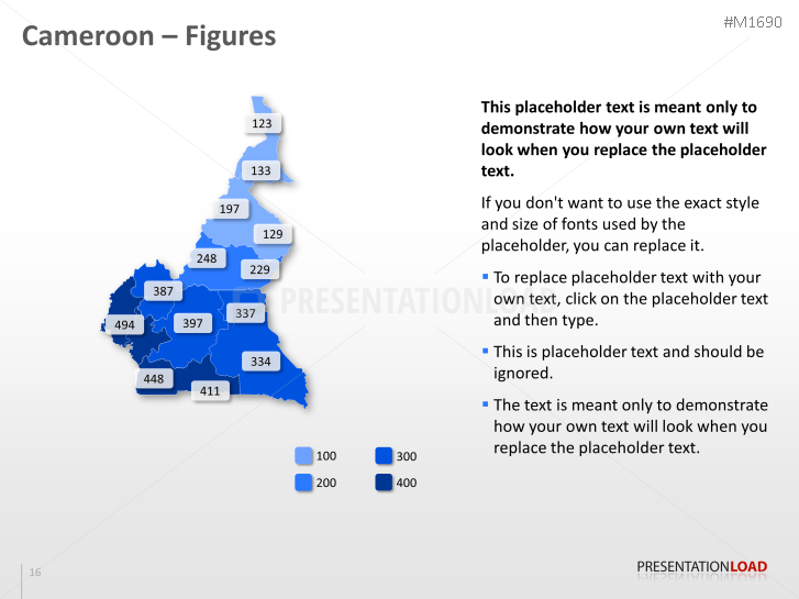 PowerPoint Map Cameroon | PresentationLoad