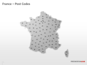 PowerPoint Map France with ZIP | PresentationLoad