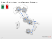 PowerPoint Map Italy with ZIP | PresentationLoad
