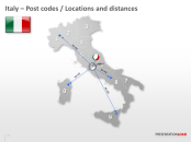 PowerPoint Map Italy with ZIP | PresentationLoad