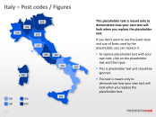PowerPoint Map Italy with ZIP | PresentationLoad