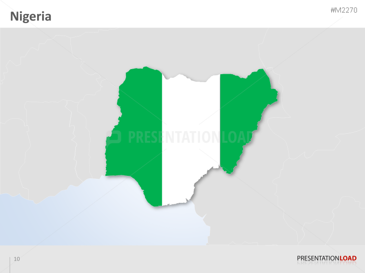PowerPoint Map Nigeria | PresentationLoad