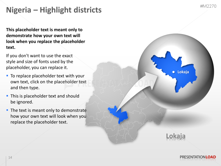 PowerPoint Map Nigeria | PresentationLoad