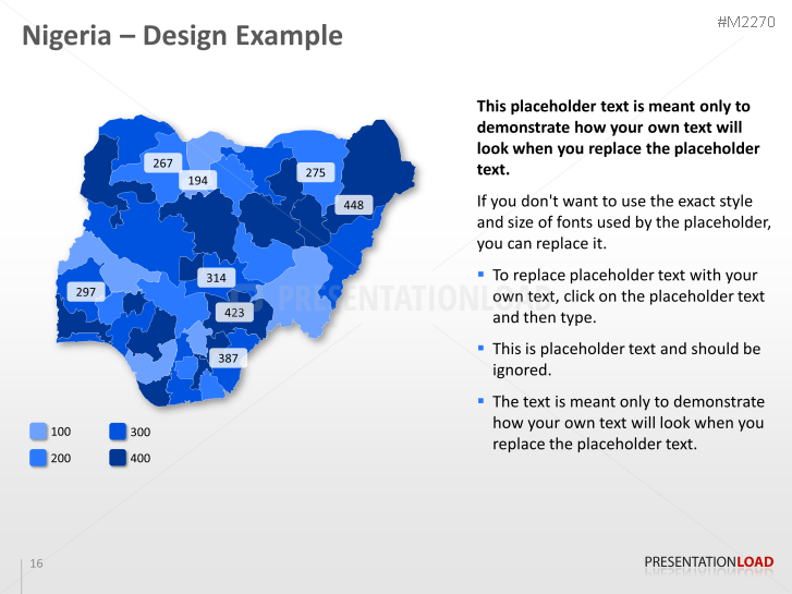 PowerPoint Map Nigeria | PresentationLoad