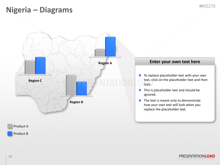 PowerPoint Map Nigeria | PresentationLoad