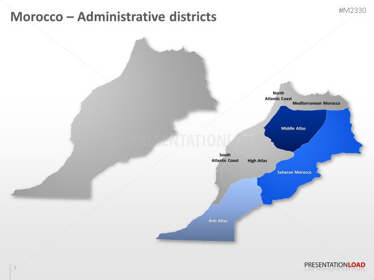 PowerPoint Map Morocco | PresentationLoad