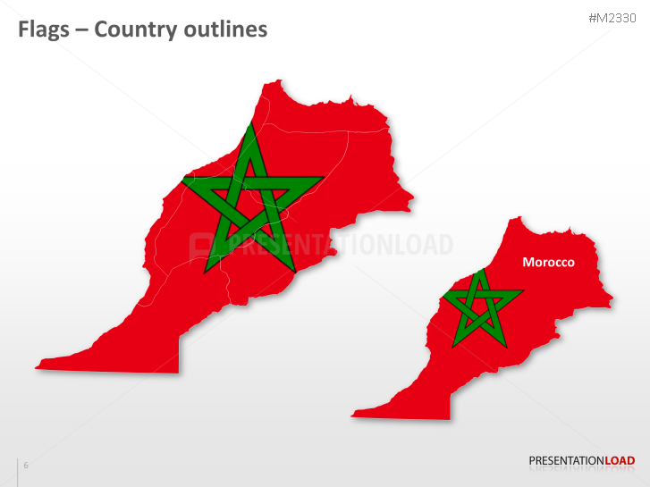 PowerPoint Map Morocco | PresentationLoad