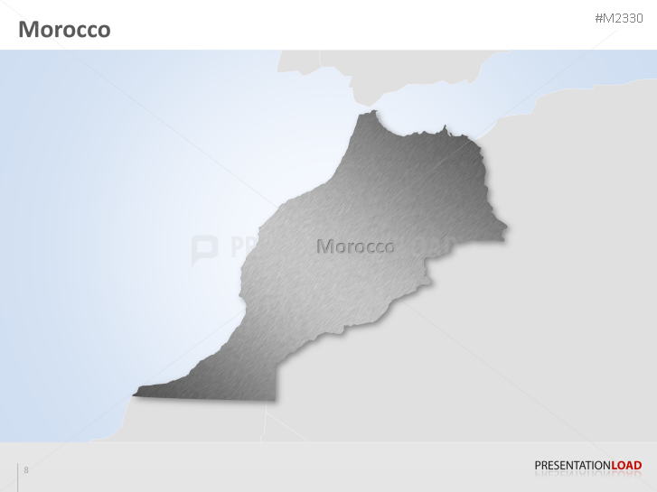 PowerPoint Map Morocco | PresentationLoad