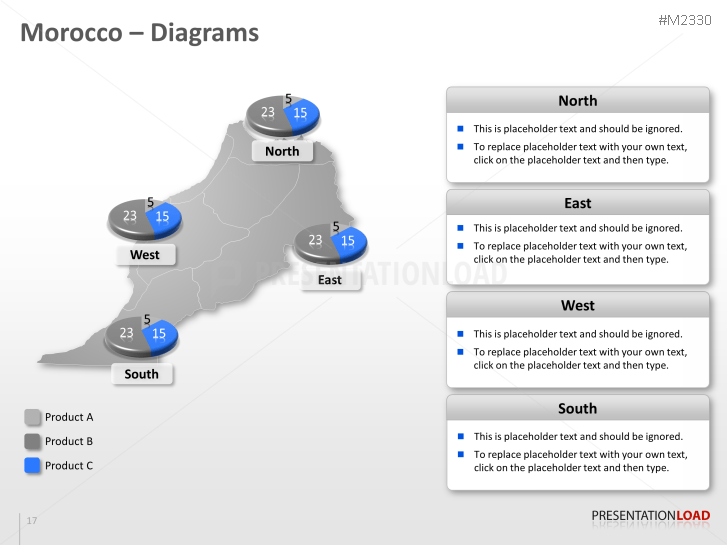 PowerPoint Map Morocco | PresentationLoad