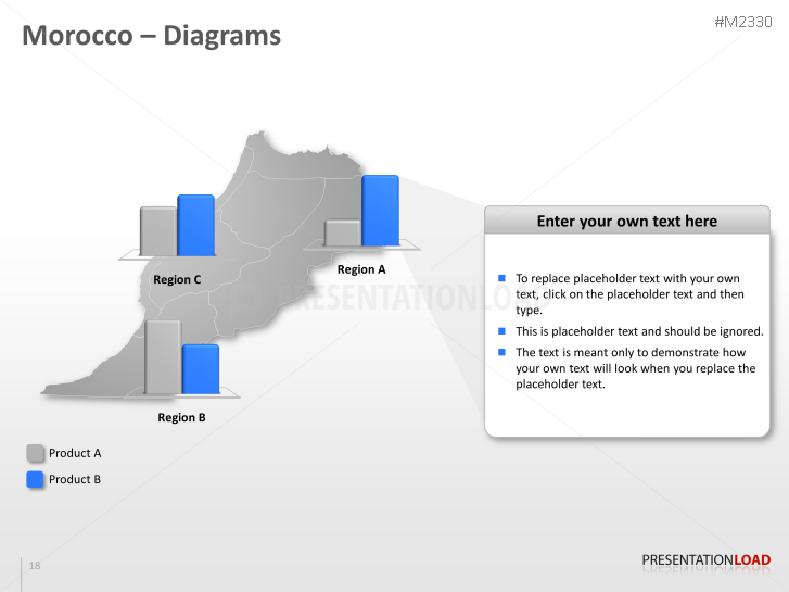 PowerPoint Map Morocco | PresentationLoad