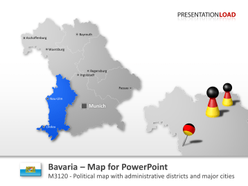 PowerPoint Maps of Germany | PresentationLoad