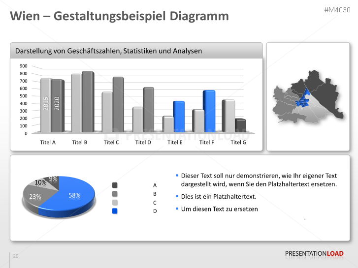 PowerPoint Stadtplan Wien | PresentationLoad