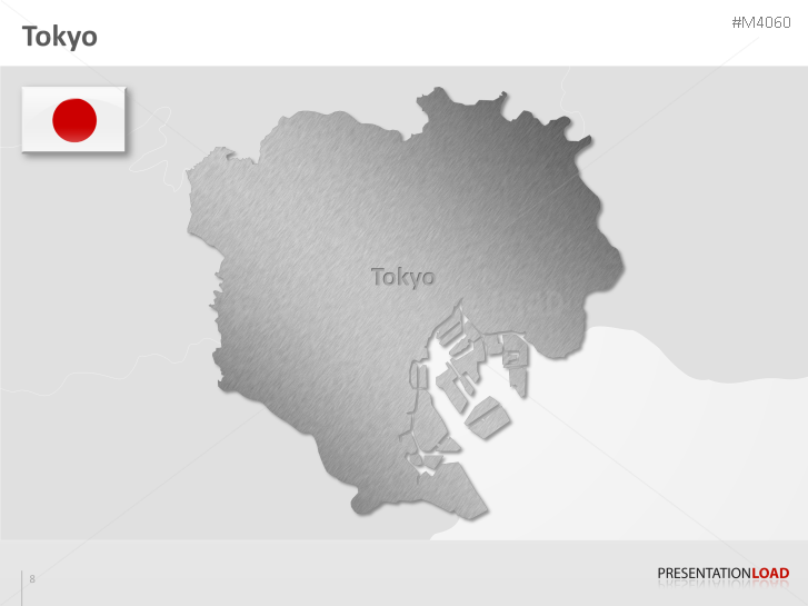 PowerPoint Stadtplan Tokyo | PresentationLoad