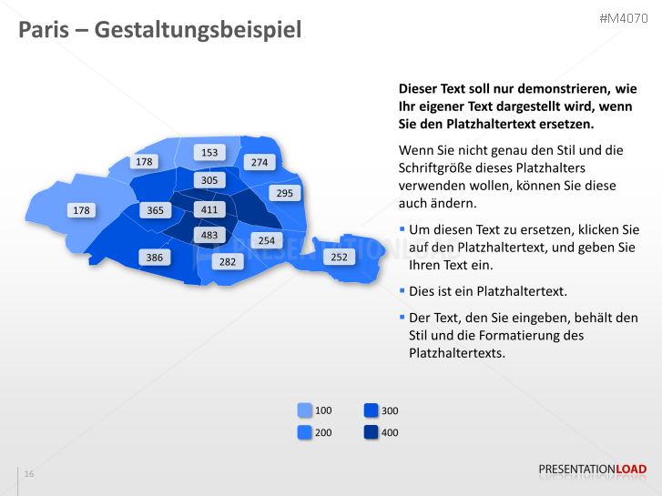PowerPoint Karte & Stadtplan Paris | PresentationLoad