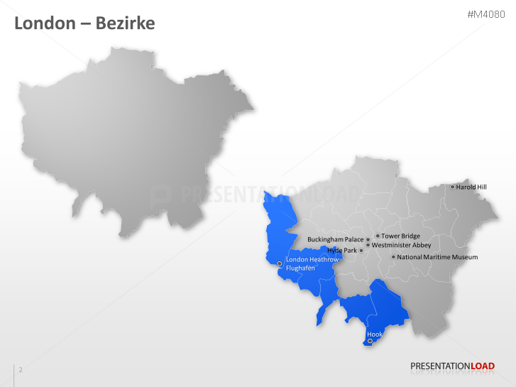 PowerPoint Stadtplan London | PresentationLoad