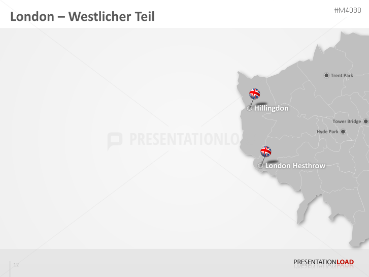 PowerPoint Stadtplan London | PresentationLoad
