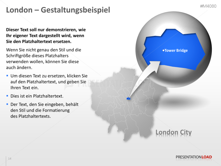 PowerPoint Stadtplan London | PresentationLoad
