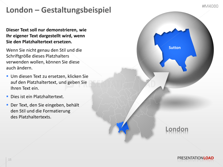 PowerPoint Stadtplan London | PresentationLoad
