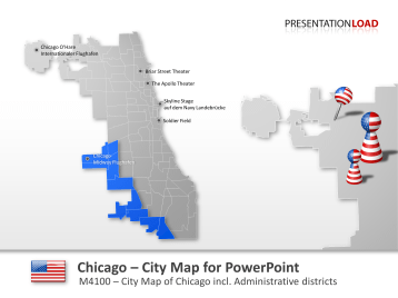PowerPoint Maps of Cities & Capitals | PresentationLoad