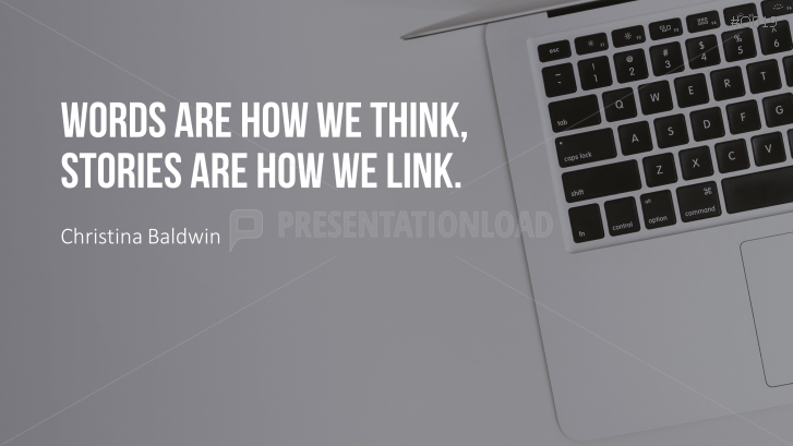 Zitate zu Storytelling | PowerPoint Vorlage | PresentationLoad
