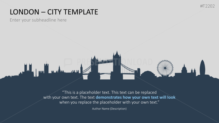 City Template London | PowerPoint Template | PresentationLoad