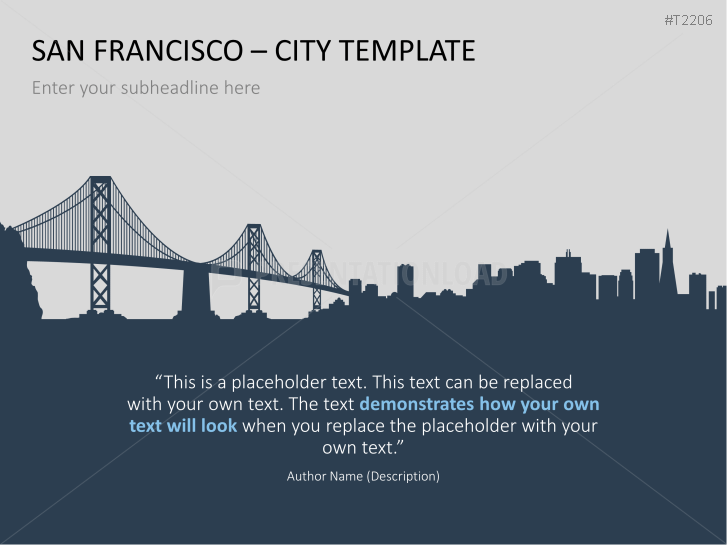 City Template San Francisco | PowerPoint Templates | PresentationLoad
